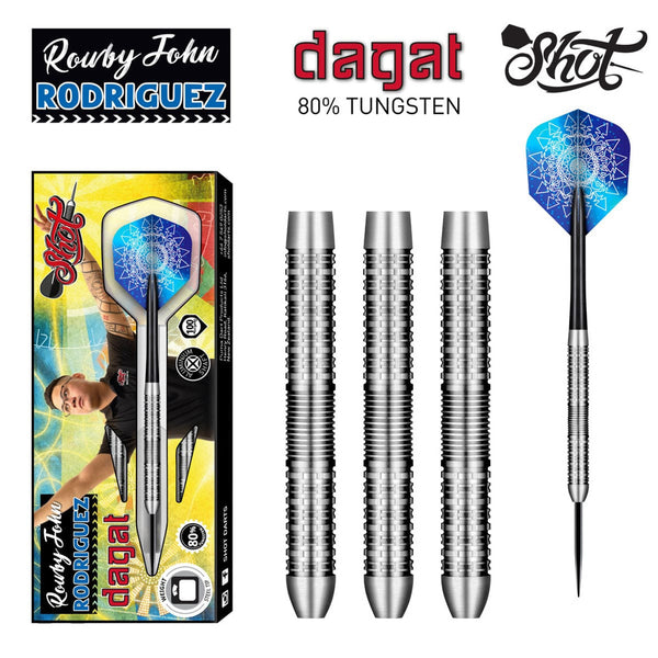Shot Darts Rowby-John Rodriguez Dagat Steel Tip Darts | Blatt Billiards