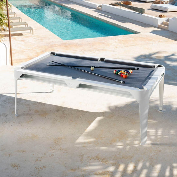 Hyphen Outdoor Pool Table (Dining Conversion Top Included) | Blatt ...